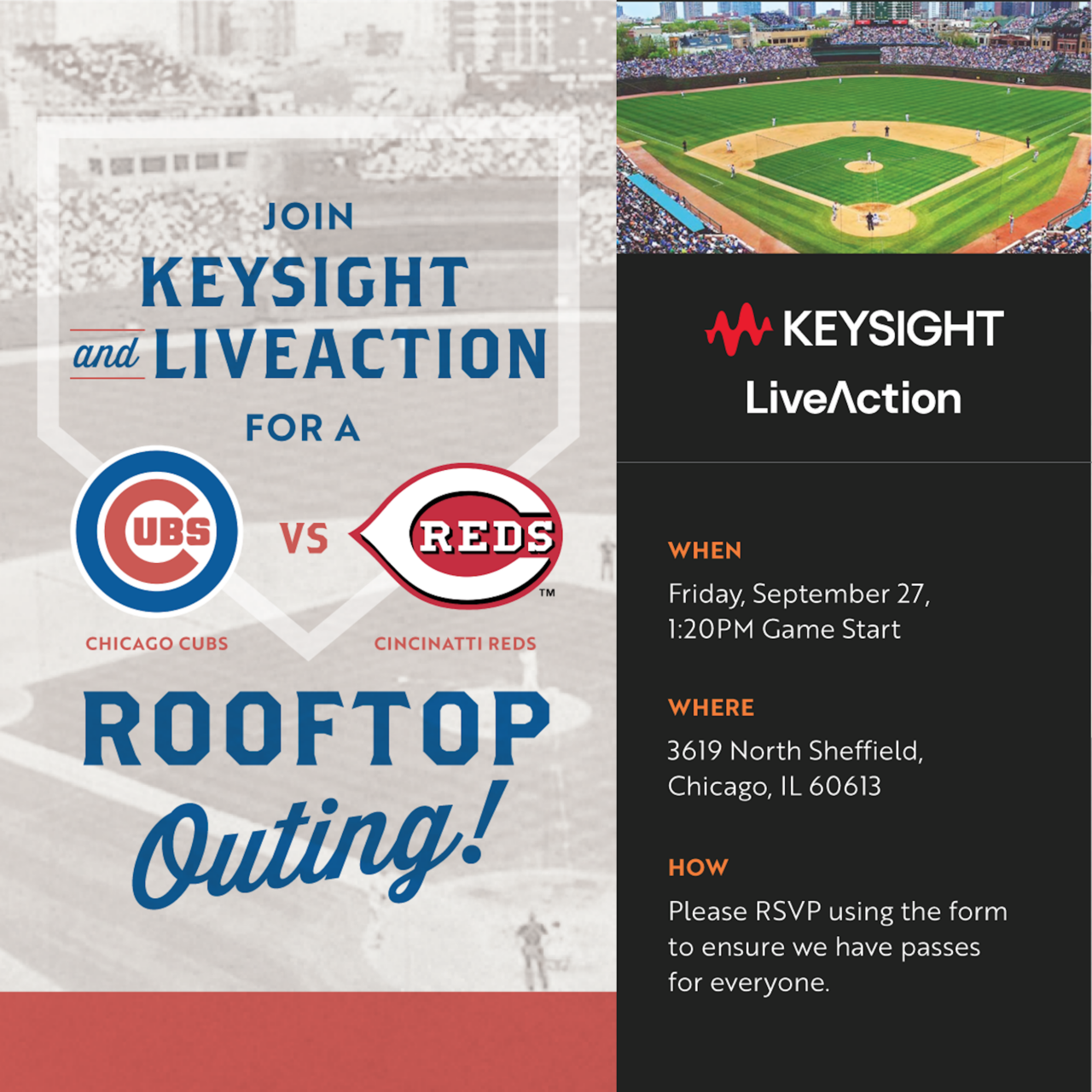 Join Keysight and LiveAction for a Rooftop Outing! - LiveAction